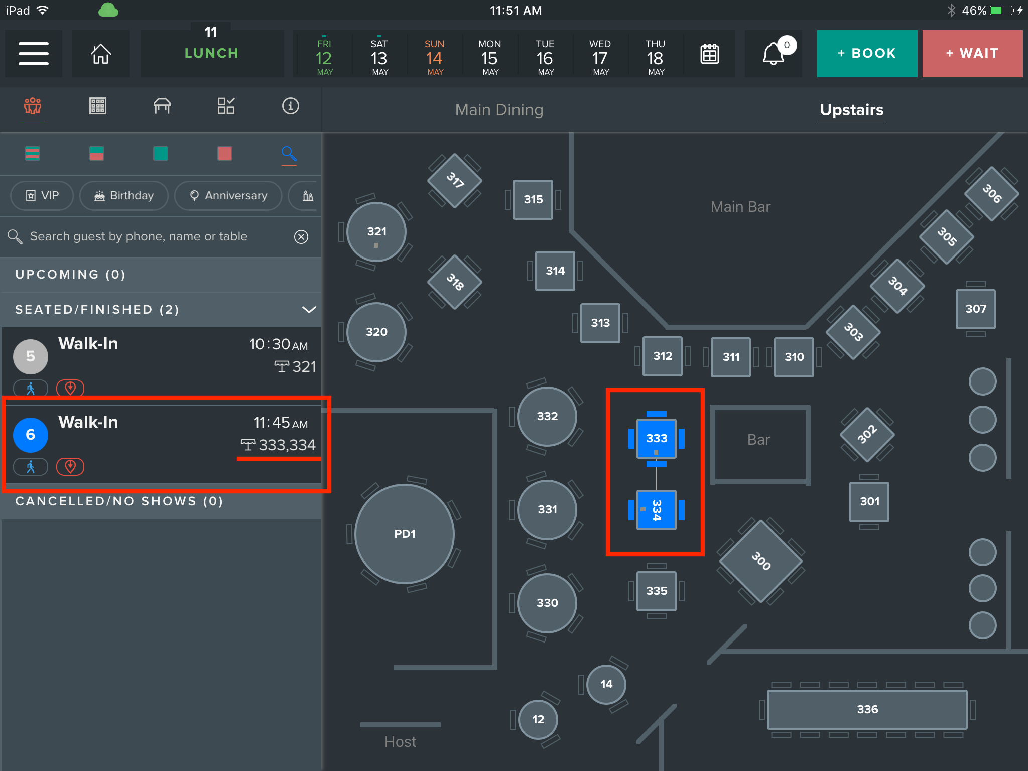 Combining Tables On Book Pro iPad App Book